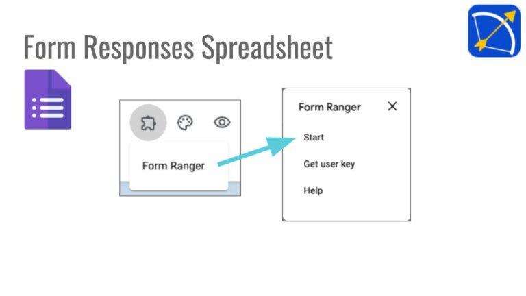 Automatically update Google Forms questions with Form Ranger